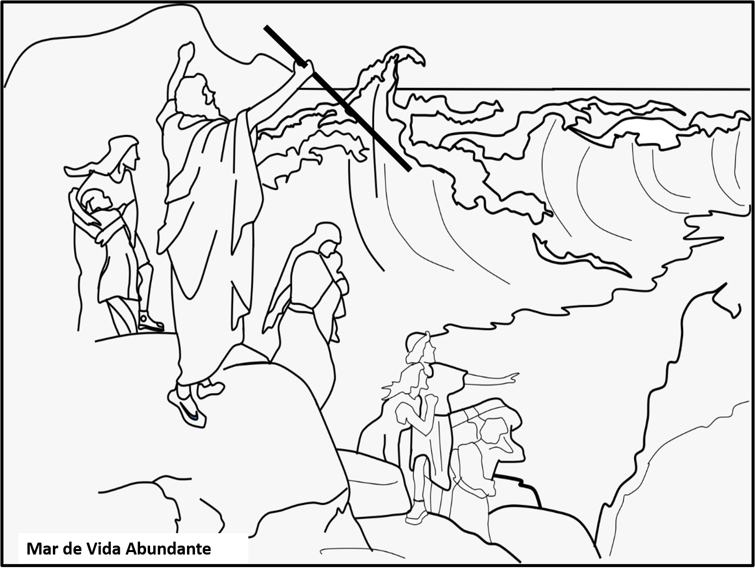 Moisés y el Mar Rojo - Mar de Vida Abundante