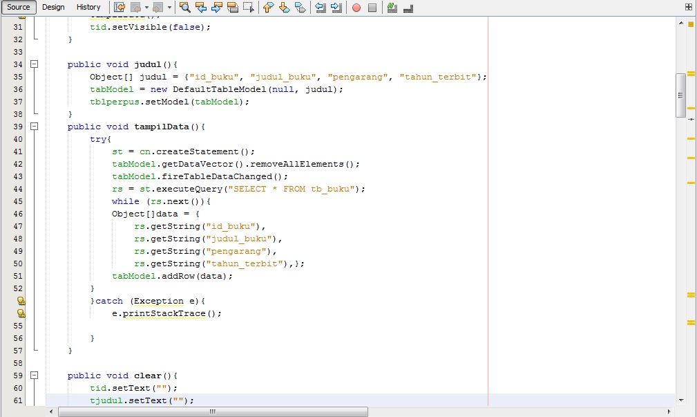Java neatbeans: Membuat Sistem CRUD dan Search Di Java NetBeans