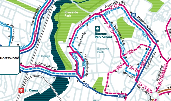 Southampton Bus Update: First changes: Focus on St Denys & Bitterne Park