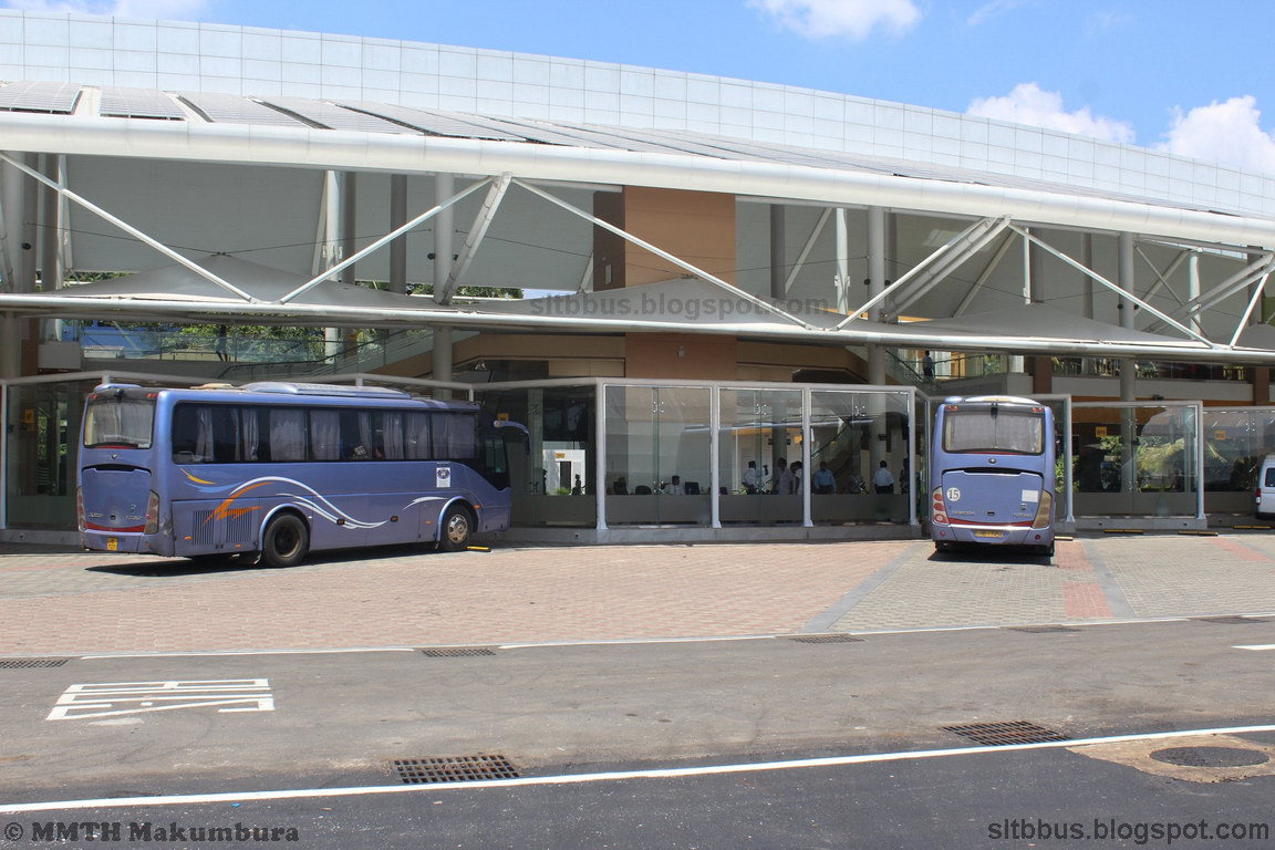 SLTB buses - ශ්‍රී ලංගම බස්: Multimodal Transport Center, Makumbura ...