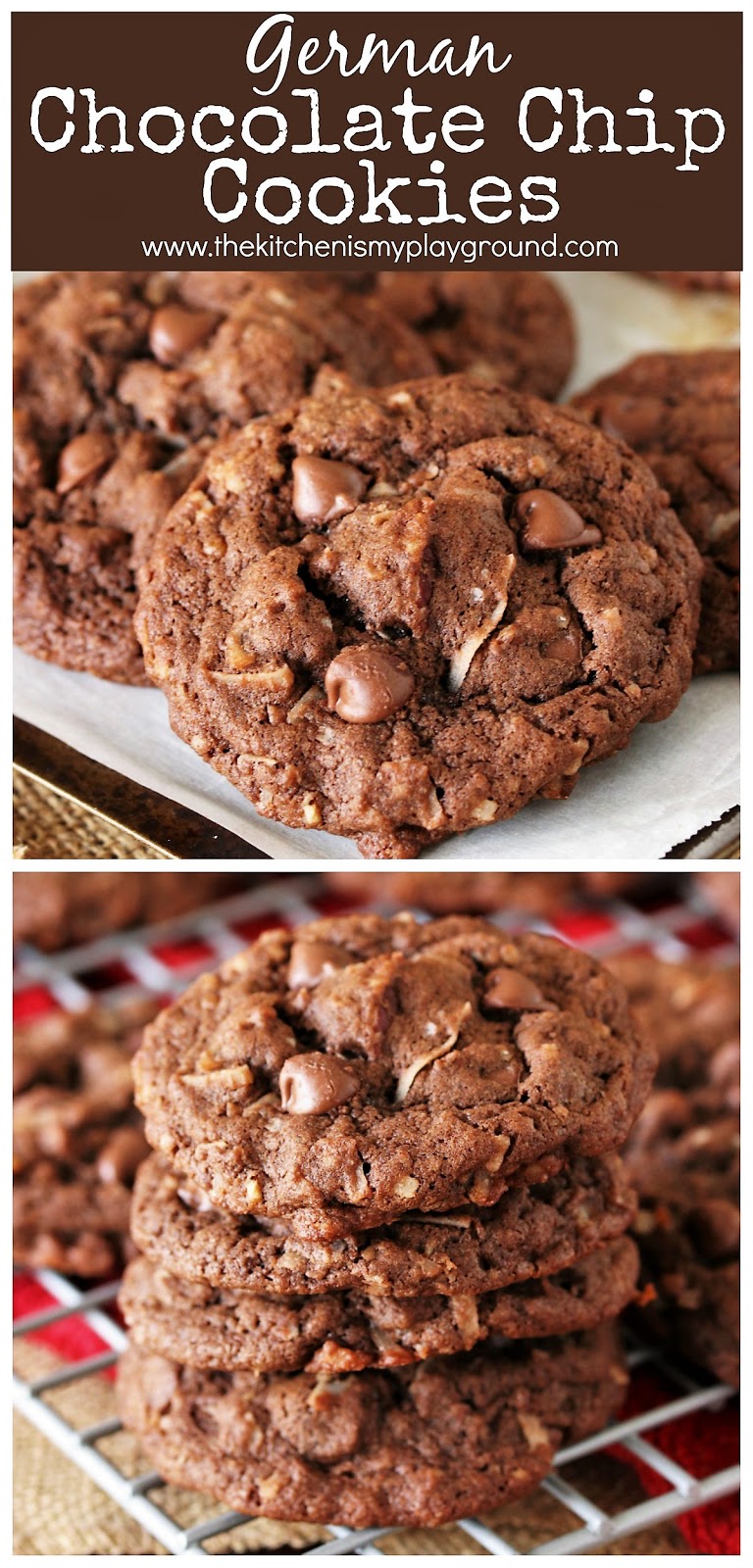 my kitchen world tour: German Chocolate Fleck Cookies