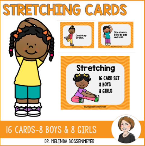 Stretching Exercise Cards | Peaceful Playgrounds | Recess Doctor Blog