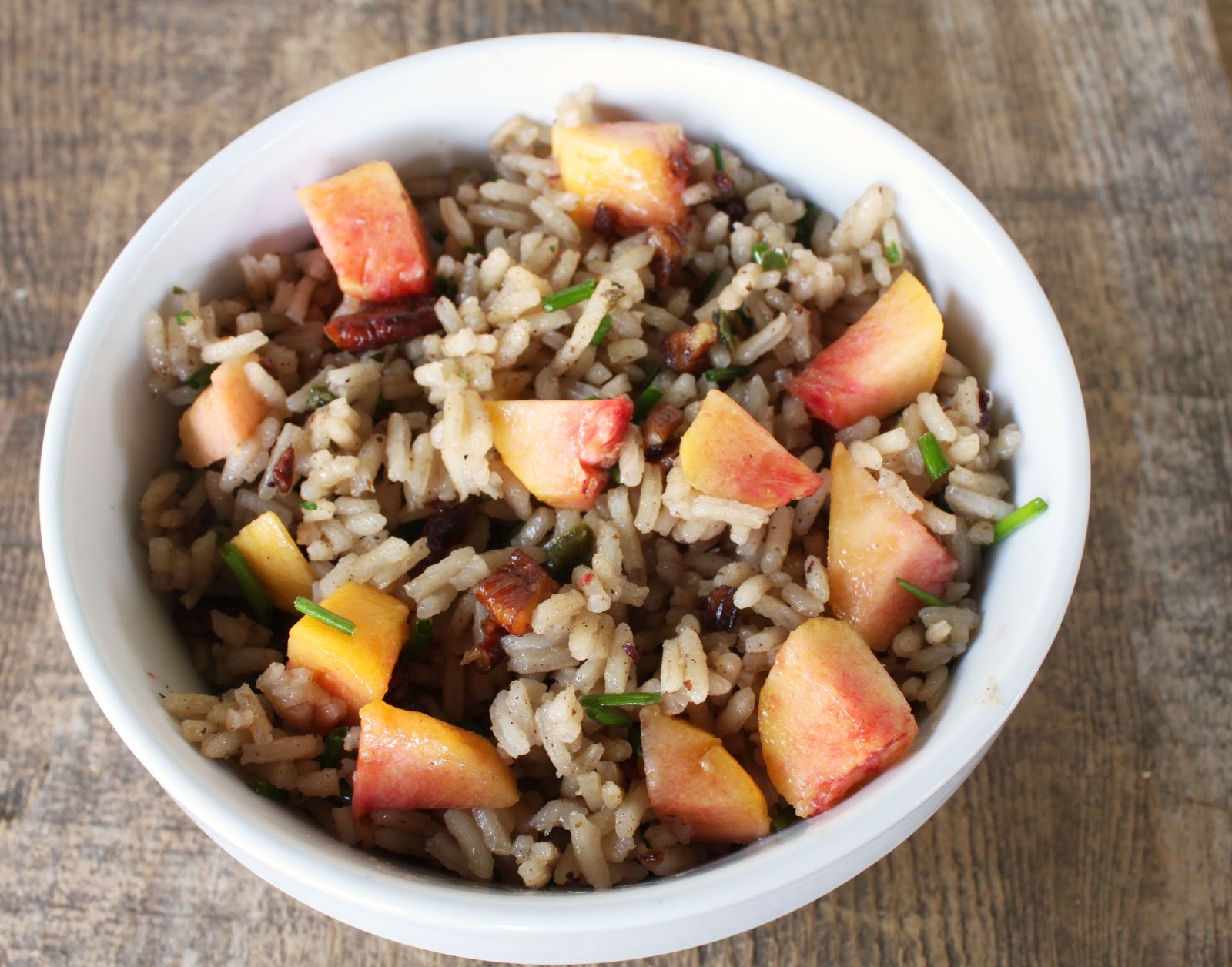 Mimi's Kitchen: Jalapeno Peach Rice