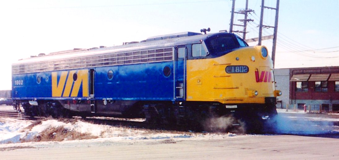 Trackside Treasure: E-8's in CP and VIA Service