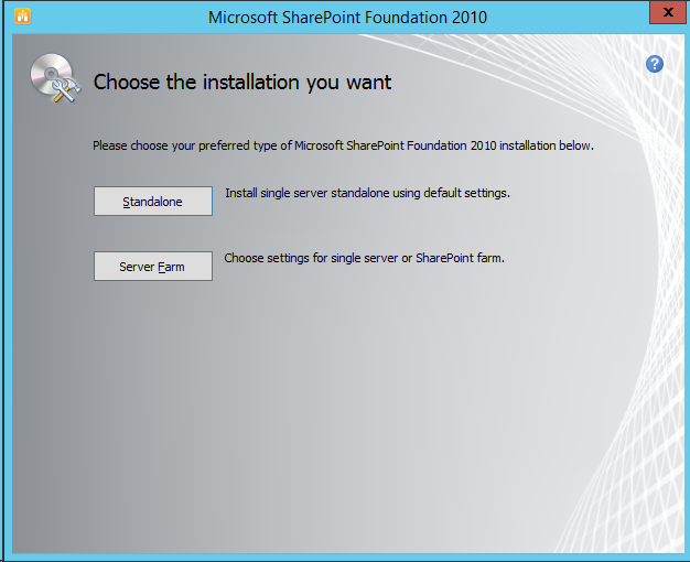 Microsoft SharePoint Foundation 2010 安裝筆記
