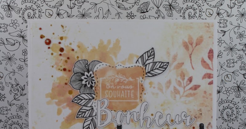 Histoire de...: Scrap'carte douceur positive {Bonheur}
