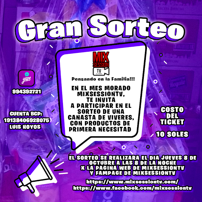 Gran Sorteo de Una canasta familiar