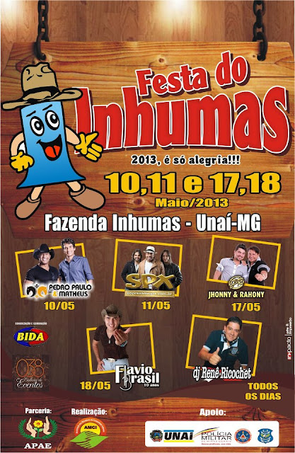 Unaí Baladas: Festa do Inhumas