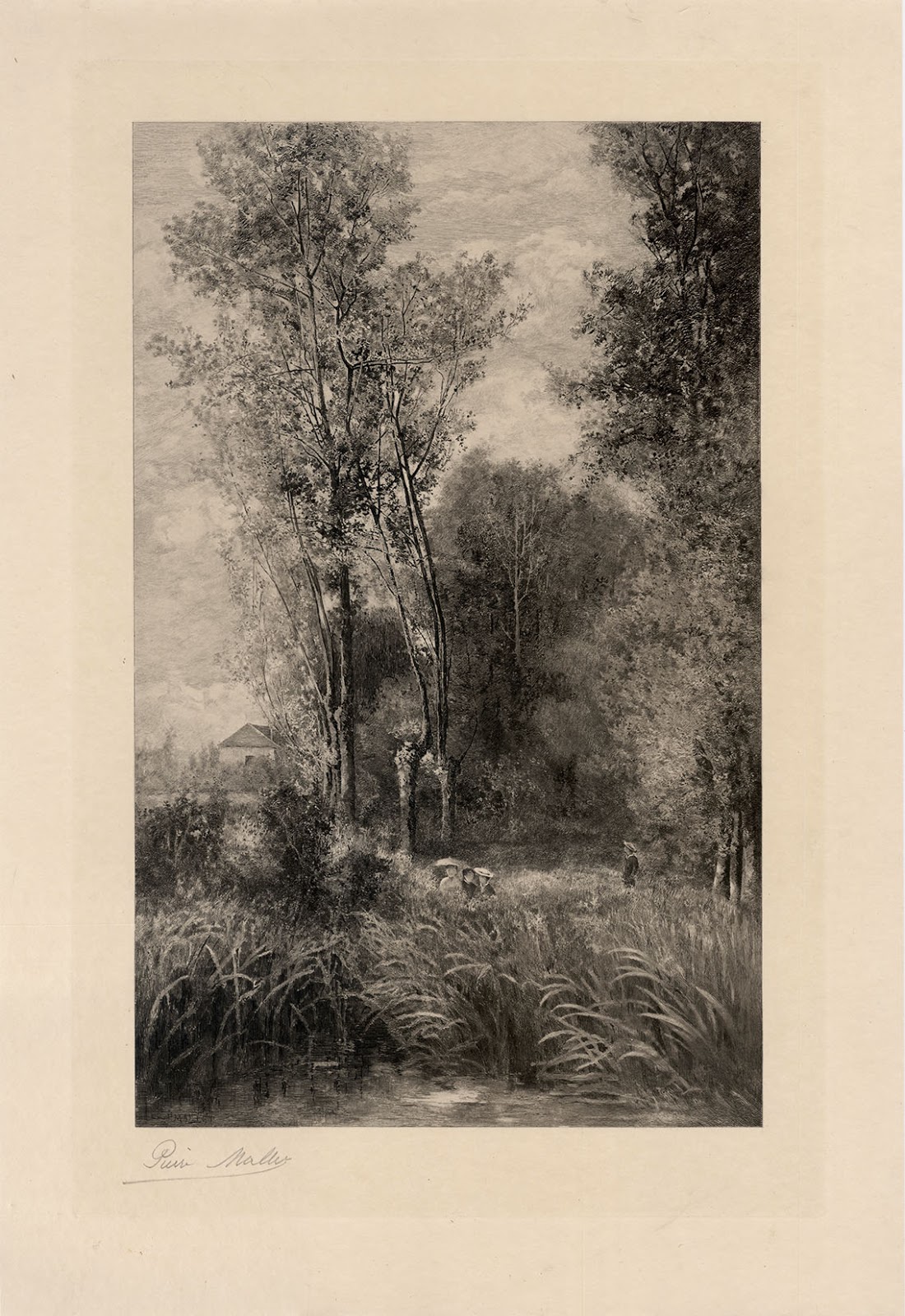 Prints and Principles: Pierre Mallet's etching, "Four figures in Grass ...