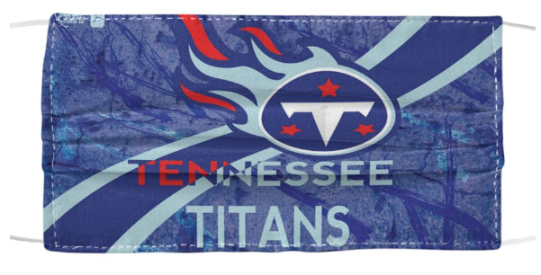 Cloth Face Mask - Fabric Face Mask: Tennessee Titans Cloth Face Mask