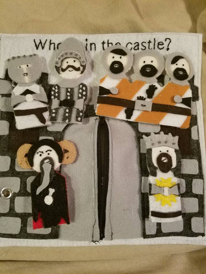 The Craft Subversive: Monty Python Holy Grail Busy Book