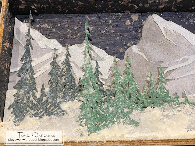 Plays Well With Paper: Fire and Ice - Cozy Winter Vignette