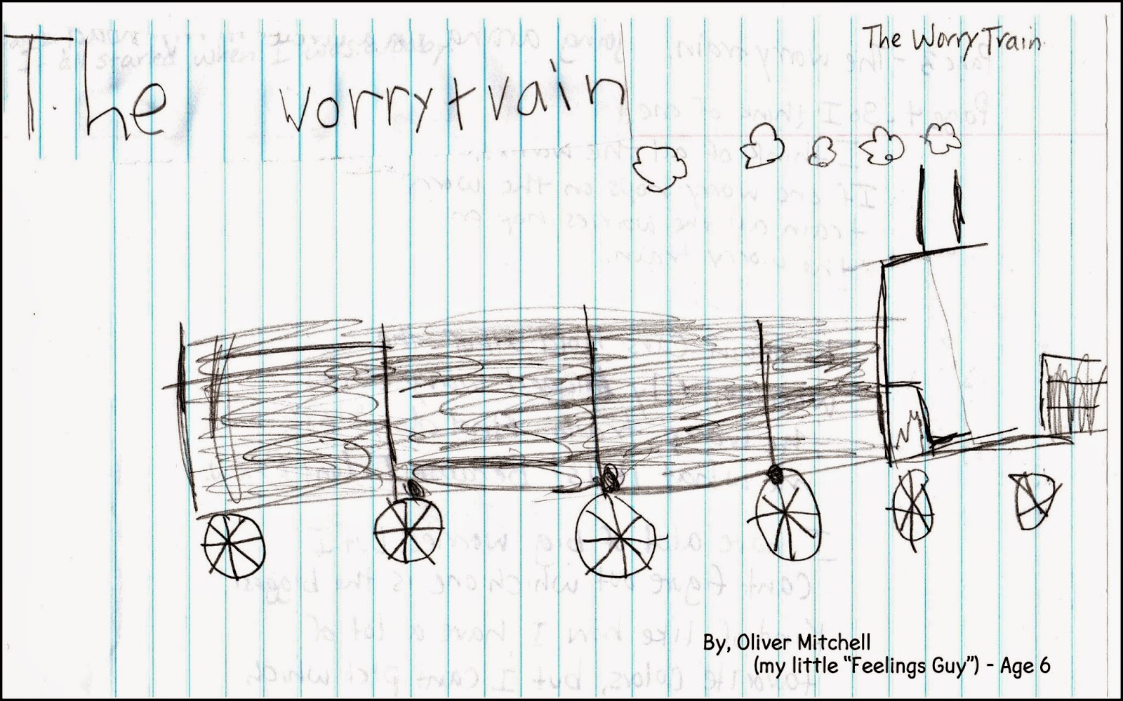 The PLAYDOUGH DIALOGUES : Oli Board the Worry Train