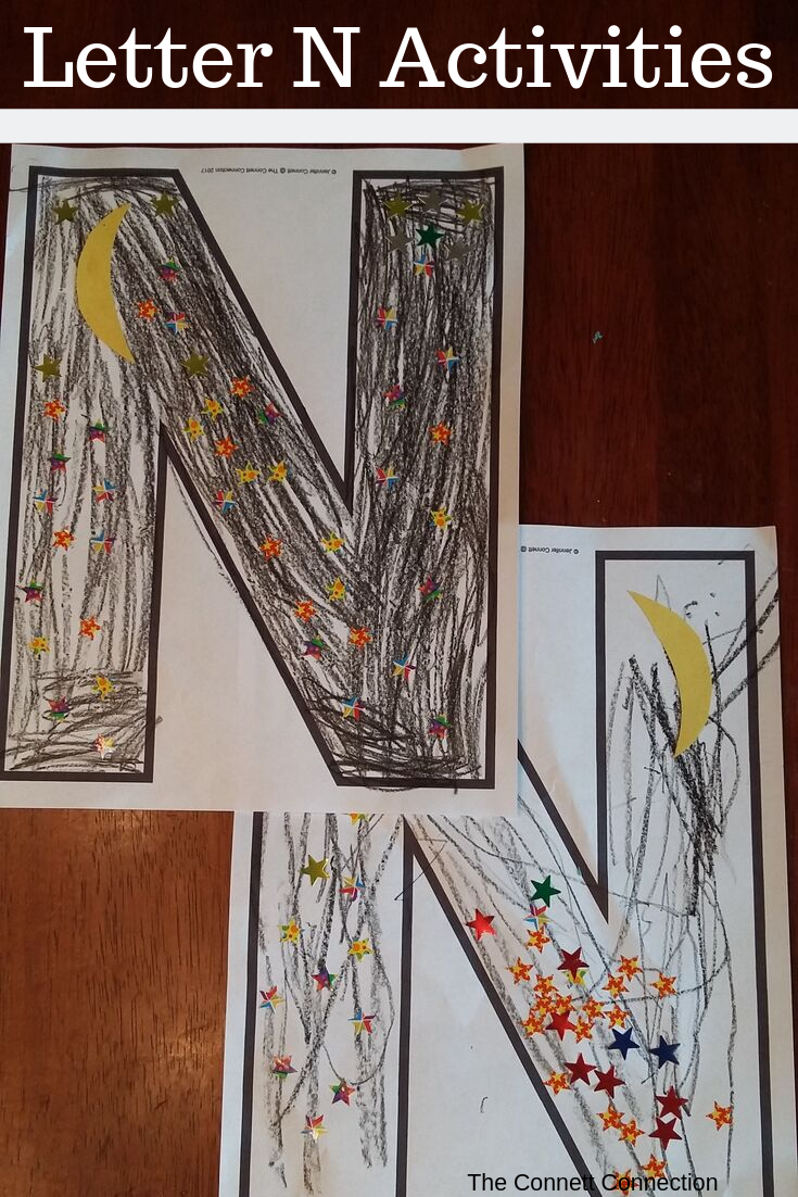 Letter Crafts with Capital Letter Outlines