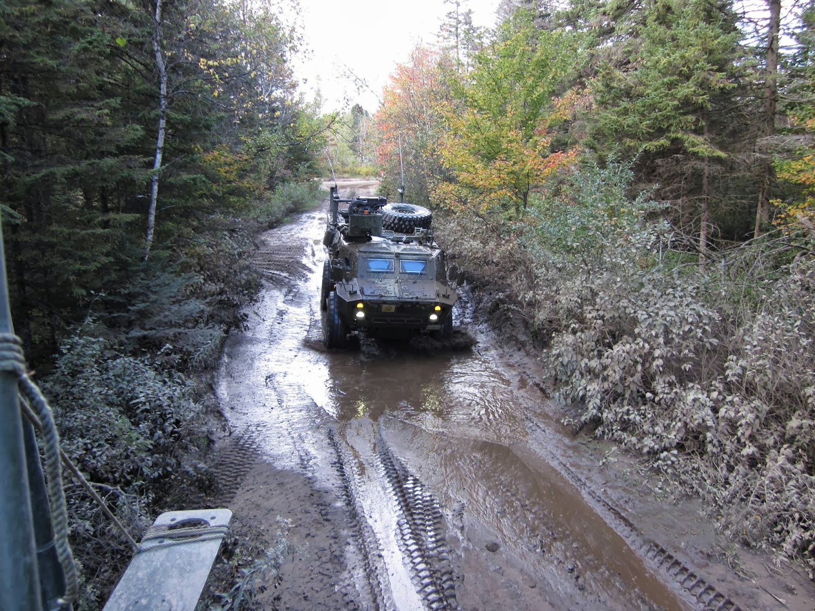 SNAFU!: Canadian Forces TAPV gets in the mud!