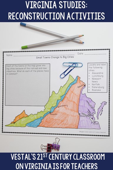 5 Virginia Studies Reconstruction Activities | Virginia is for Teachers