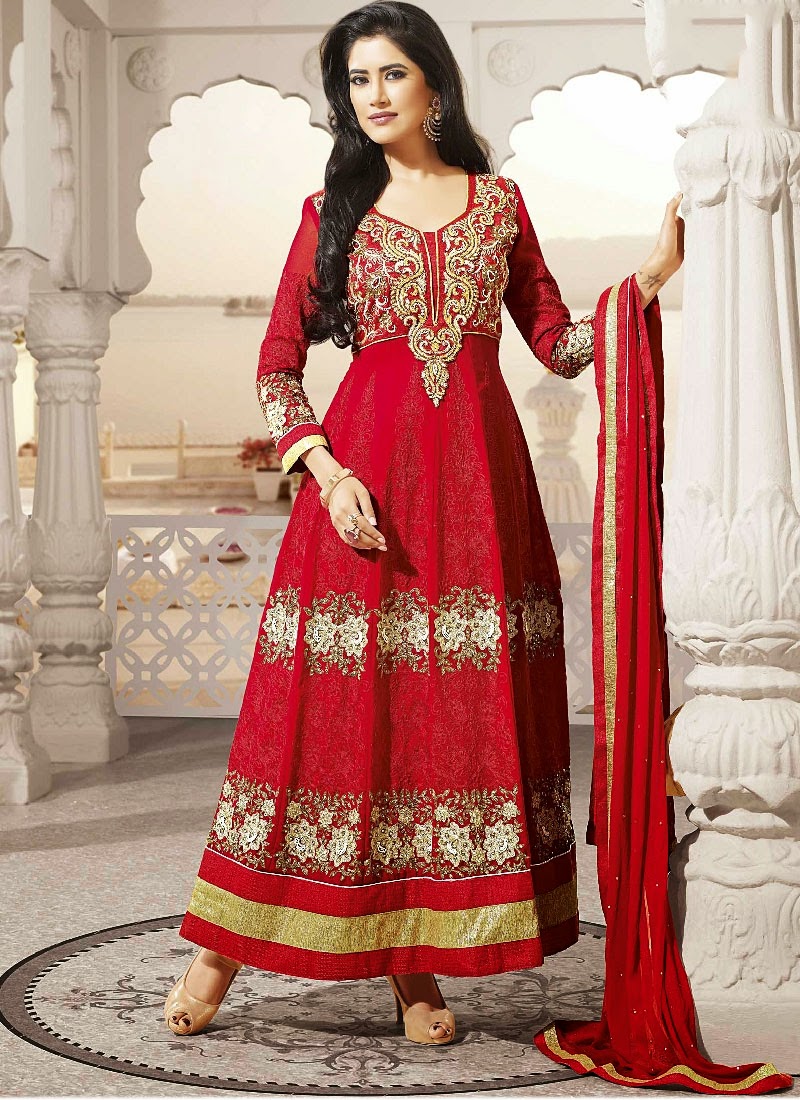 Modern Fashion: Alluring Anarkalis Magnificent Embroidered Anarkalis