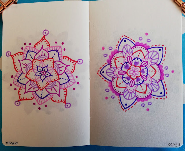 Caatje's Artsy Stuff: Tiny Mandalas