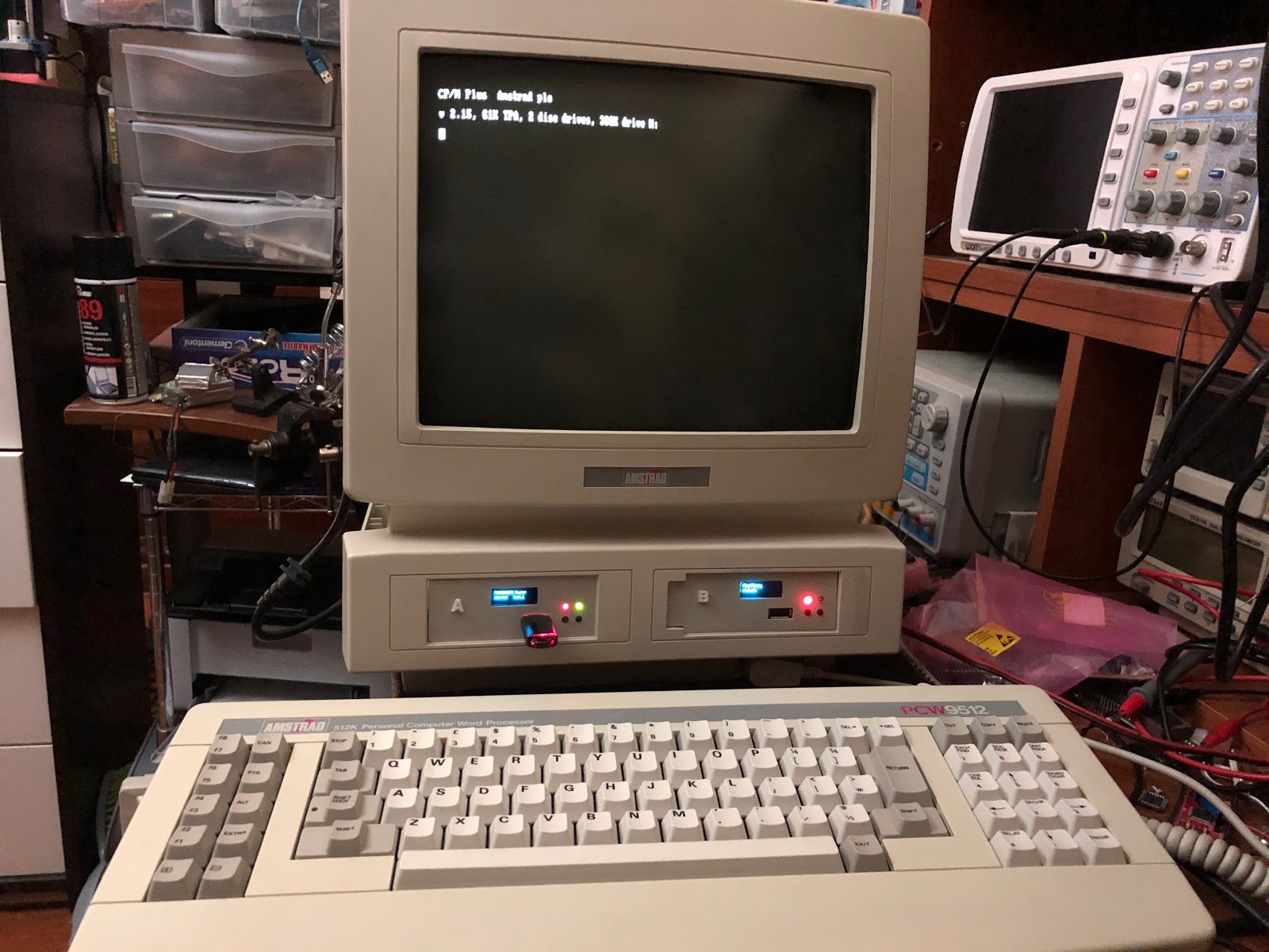 Installazione Gotek su Amstrad PCW 9512