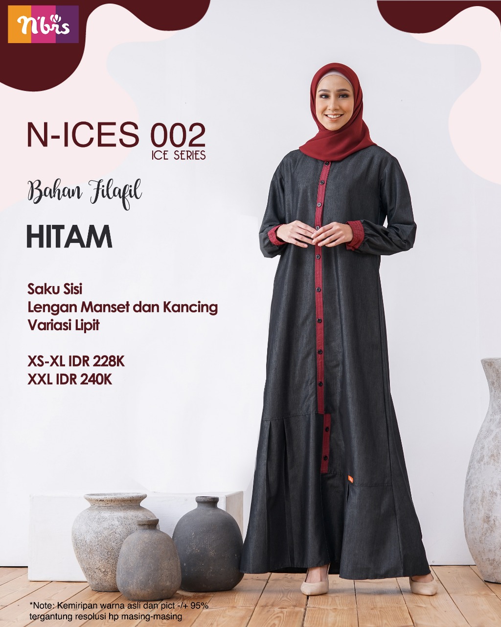 KOLEKSI GAMIS NIBRAS TERBARU N ICES 002