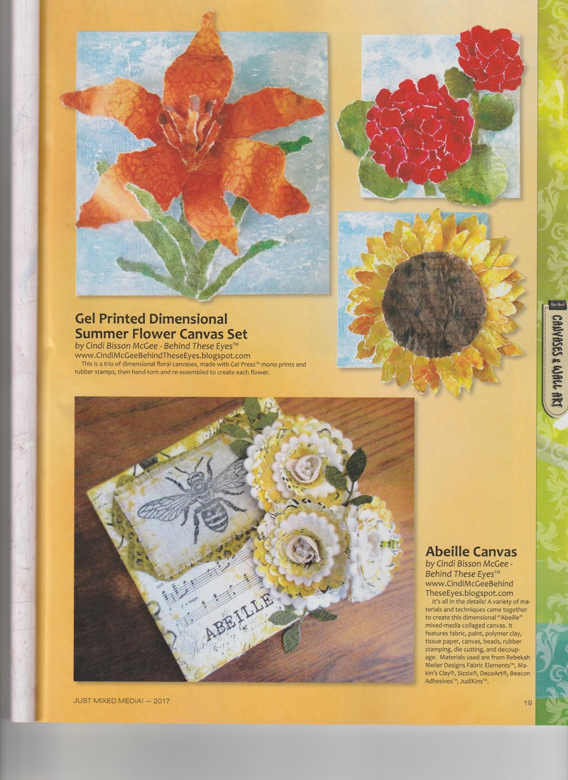 Published Art in Just Mixed-Media Magazine