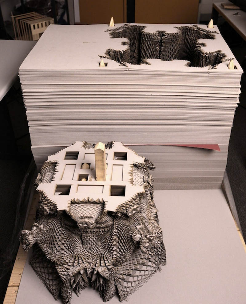 Drawing : Michael Hansmeyer and computational architecture