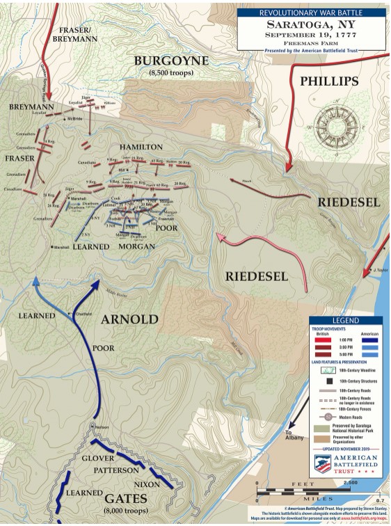 Walkabout With Wheels Blog: Walking the Saratoga Battlefield in ...