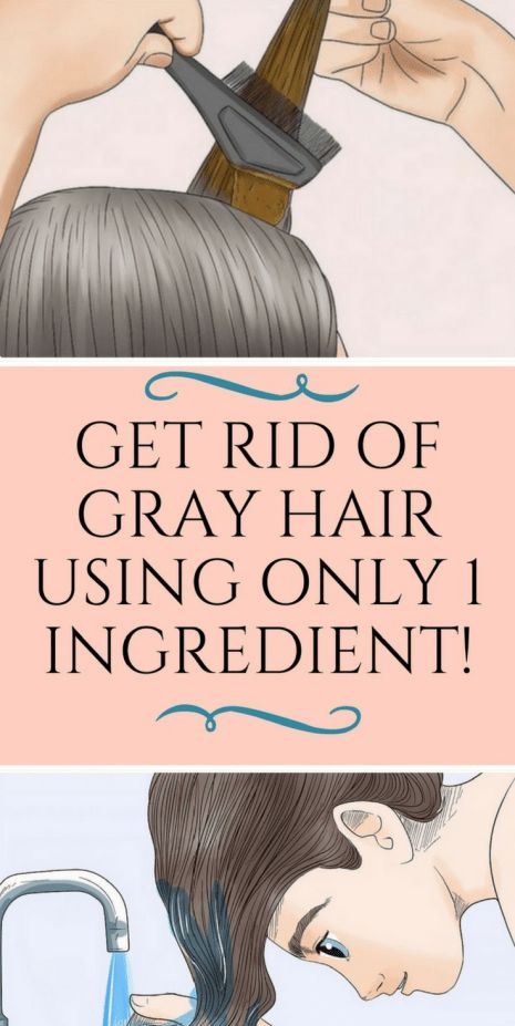 Get Rid Of Gray Hair Using Only 1 Ingredient V Remedies