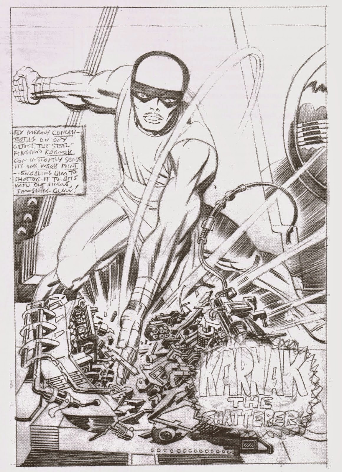 Cap'n's Comics: Karnak Of The Inhumans by Jack Kirby