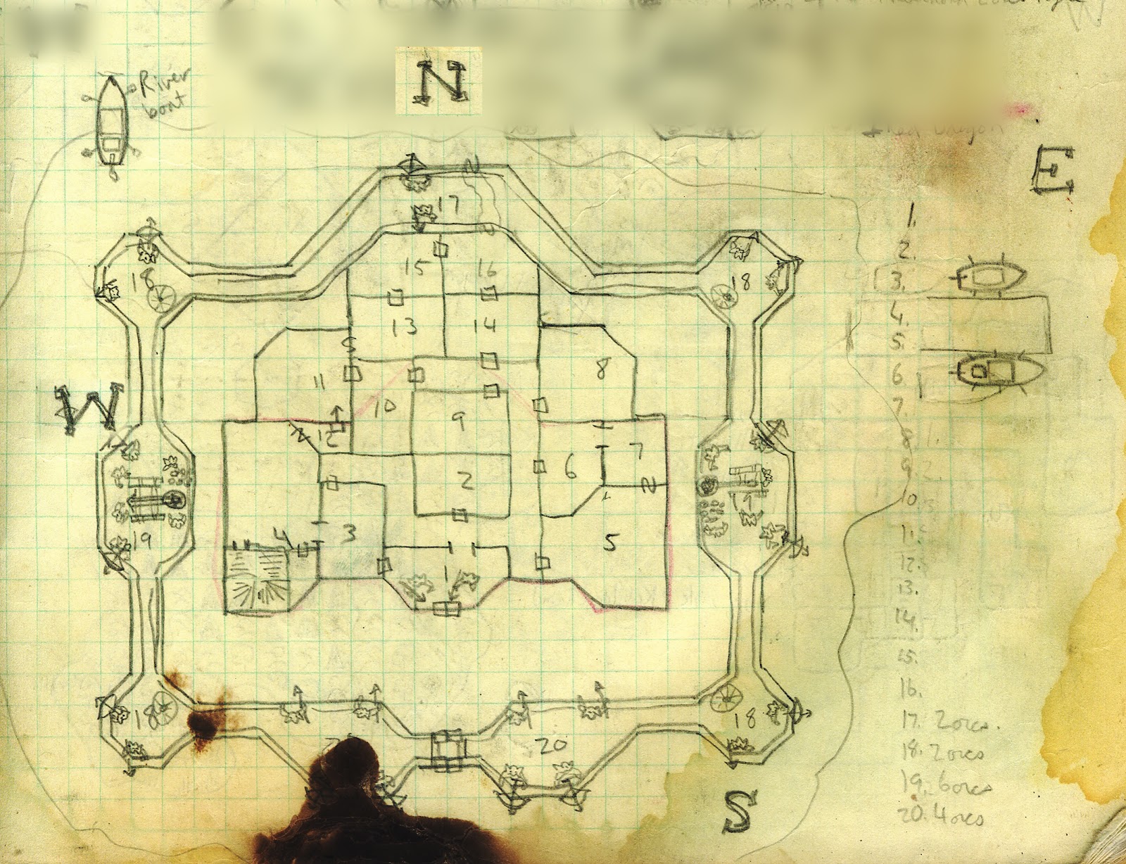 DND Maps: Orc Castle