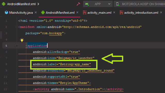 How To Change App Name In Android Studio