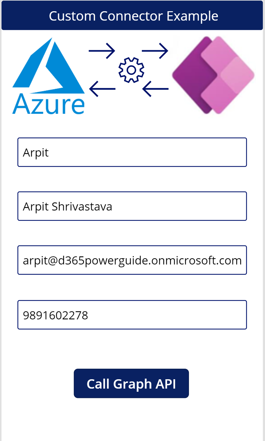Arpit's Dynamics 365 Blog: PowerApps - Call Microsoft Graph API in ...