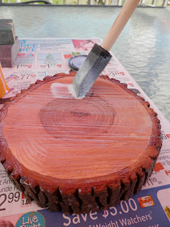 The Bare Mother Earth: DIY Tree Coasters