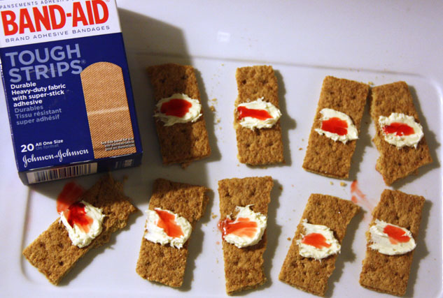 islay street style: halloween treats: "bloody band-aids"