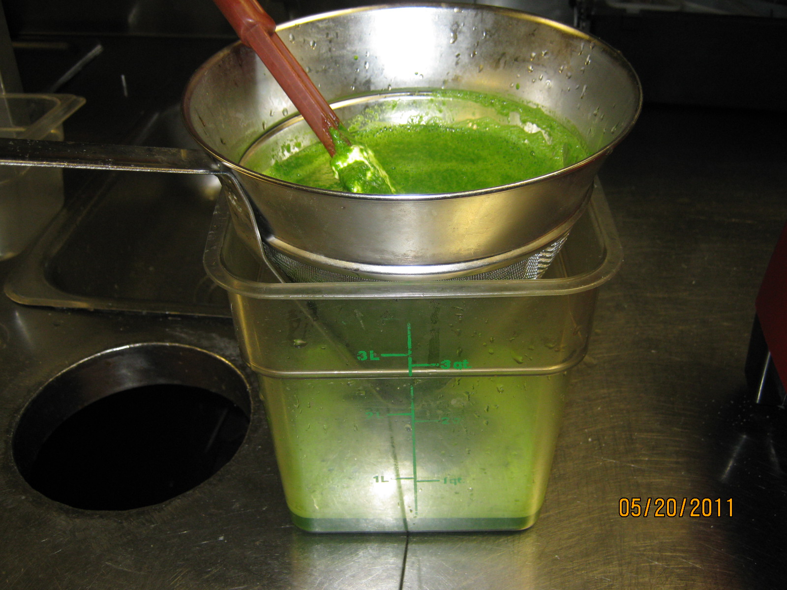 J. Gilbert's 826 Test Kitchen/Chef's Tasting Log: Basil Gelee