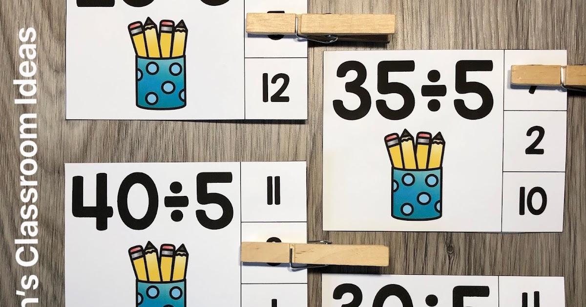 GRAB THESE DIVISION CLIP CARDS FOR YOUR CLASS TODAY! - Fern Smith's ...