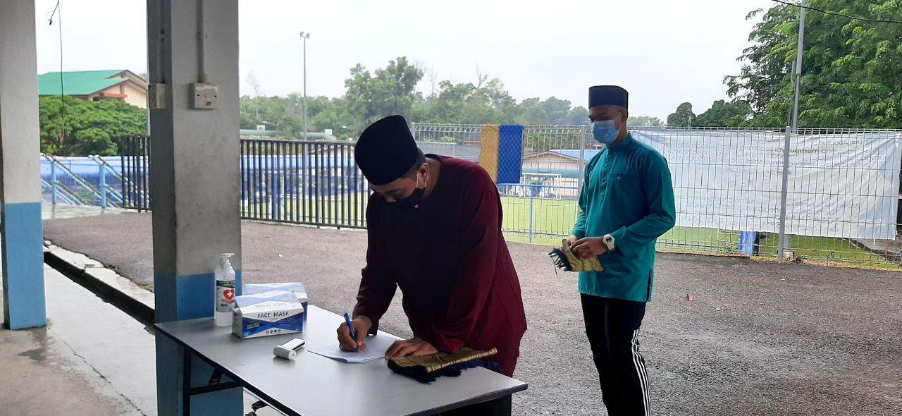 Pengisytiharan Solat Jumaat di Surau al-Ihsan, SM Sains Johor 14 Ogos 2020