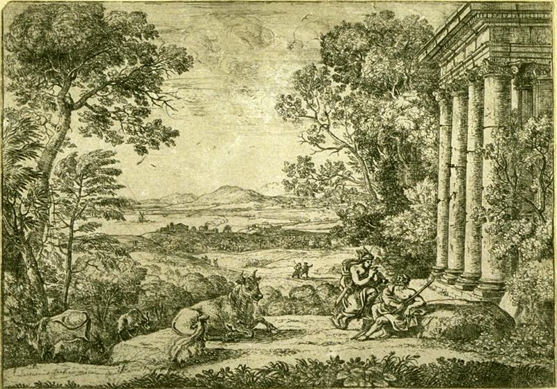 Claude Lorrain (Claudio de Lorena), obras, pinturas, cuadros