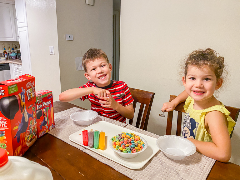 Tales of the Flowers: Froot Loops Ice Pops