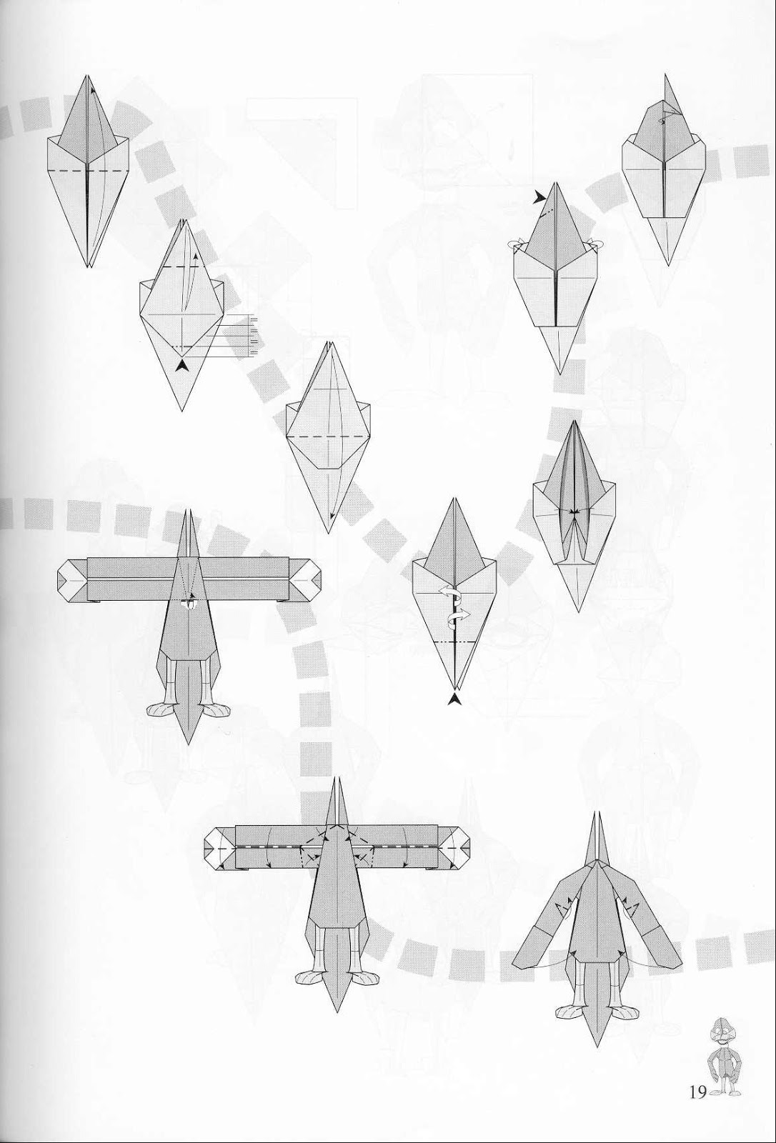 Origami Cartoon 1-Halle - Ruby Book Origami