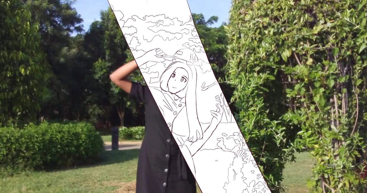 Mikiry art and manga!: Heshani half real, half drawn