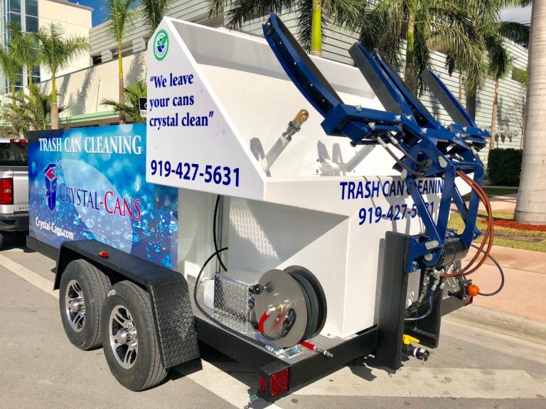 Trash Can Cleaning System – Trailer Dual Grabber (SB2)