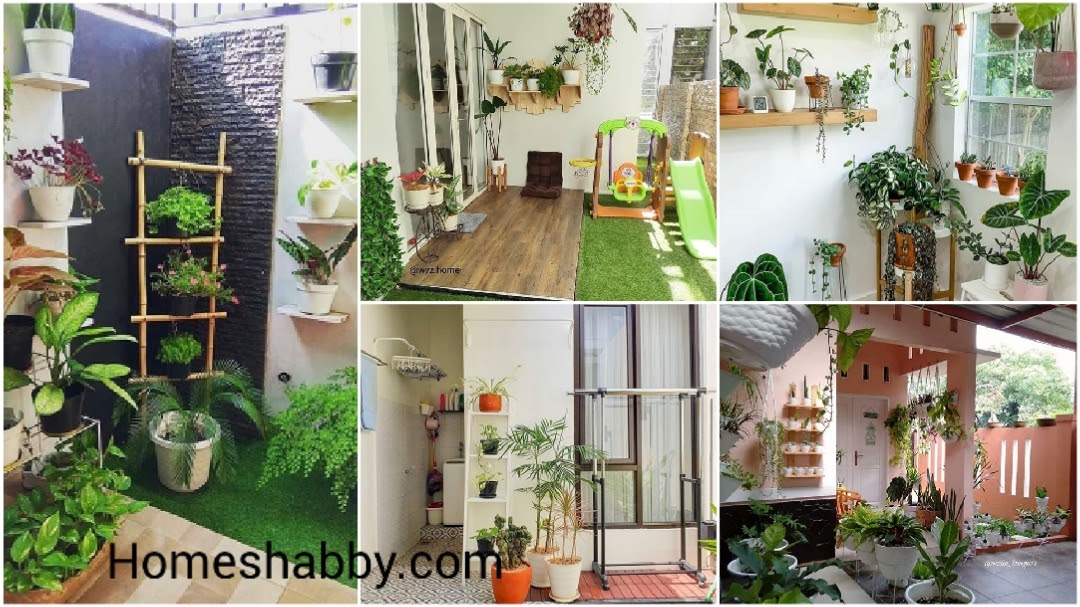 6 Cara Menata Taman Rumah Minimalis dengan Rak Unik, Sempit Tapi Asri ...