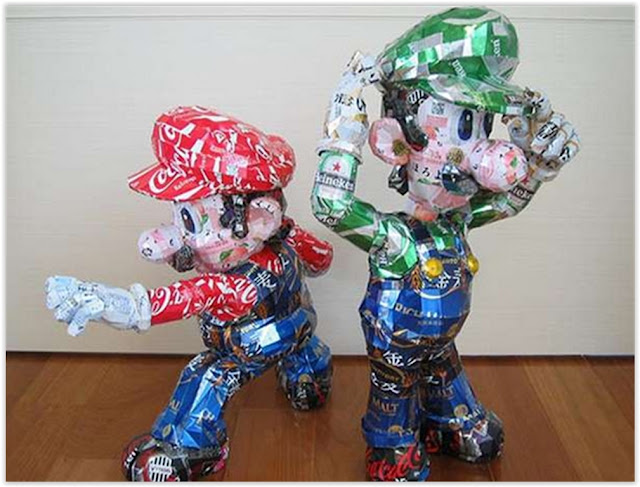 Vuélvete Artista con el Reciclaje : El arte y el Reciclaje