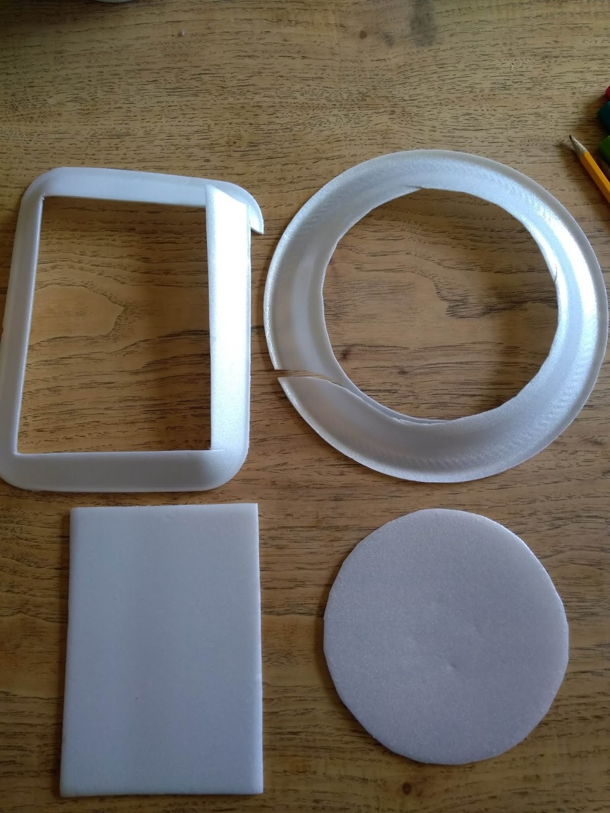 Li'l Buck's Creations: Marker Prints on Foam Plate