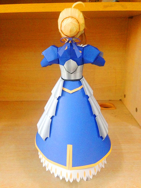 Fate/Stay Night: Saber Paper Model | Paperized Crafts