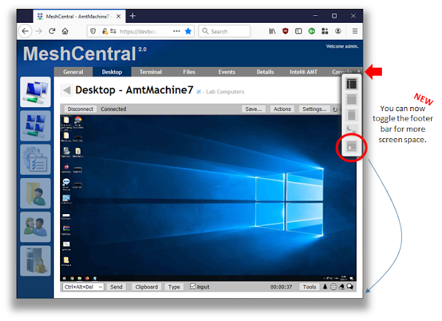 MeshCentral - 2019 Review and New Features