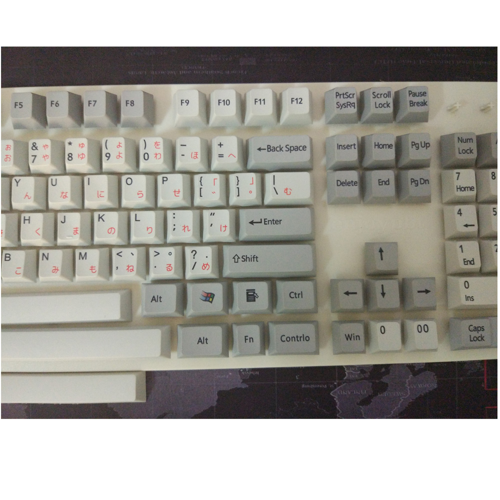 Altkey: 104/117 keys ANSI layout classic retro Japanese layout dye ...