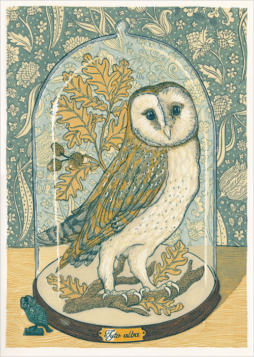 My Owl Barn: Vanessa Lubach Carves Intricate Linocuts Inspired By ...