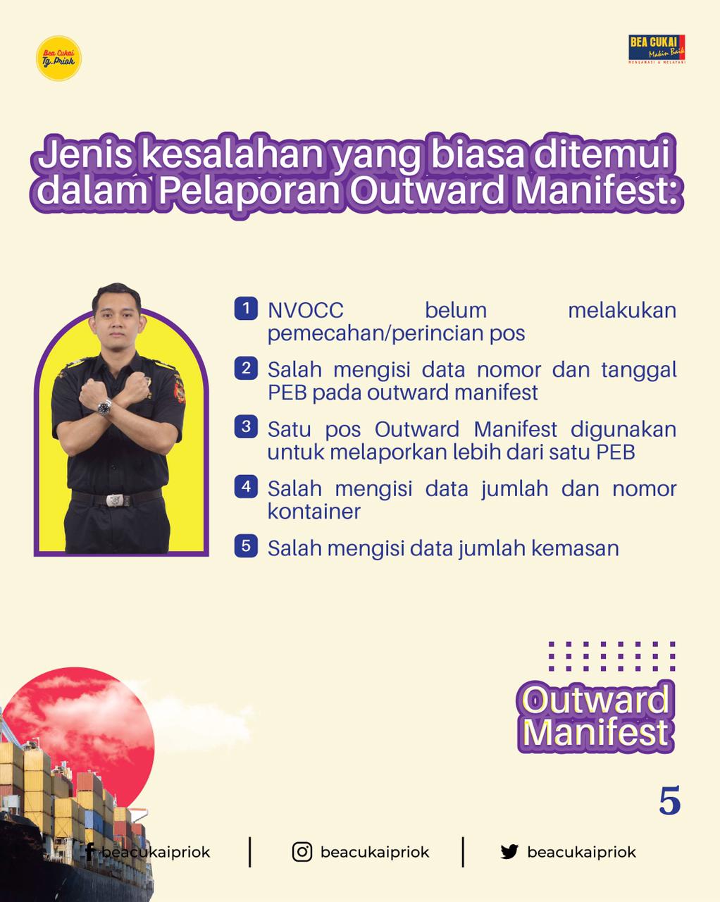 SEPUTAR OUTWARD MANIFEST? ~ INFORMASI